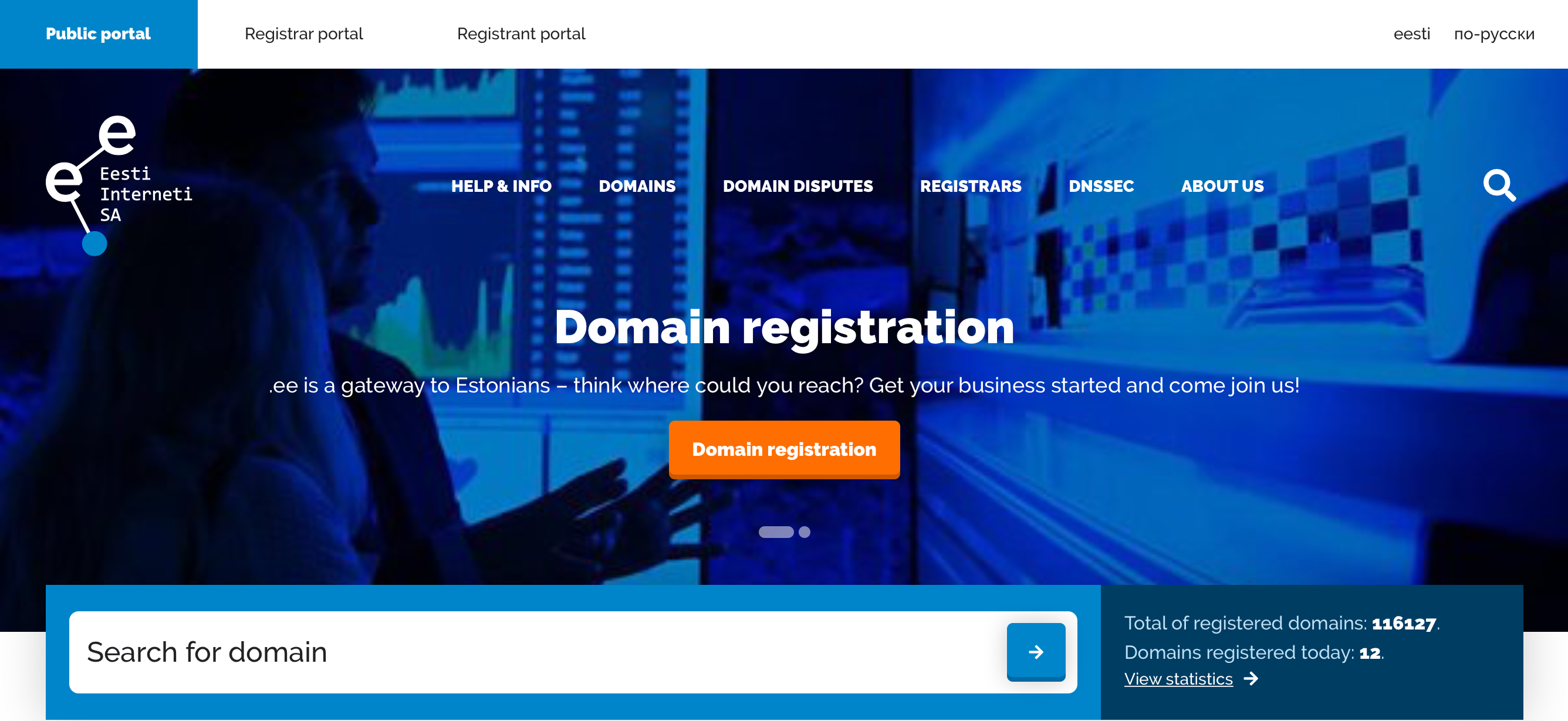 Welcome to .ee's new website! — Estonian Internet Foundation